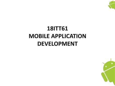 Android Architecture Pptx