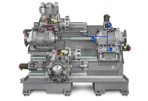 Twin Spindle Cnc Lathe 3 Axis Cnc Ttl Series Cmz
