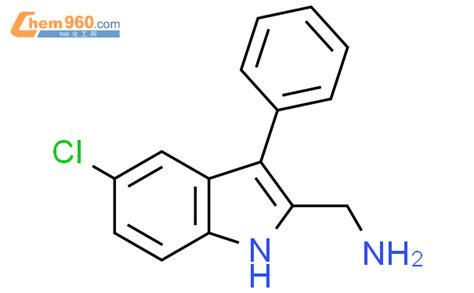 21139 28 61h Indole 2 Methanamine 5 Chloro 3 Phenyl 化学式、结构式、分子式、mol