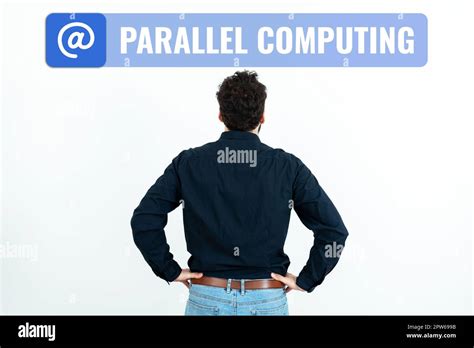 Writing Displaying Text Parallel Computing Internet Concept