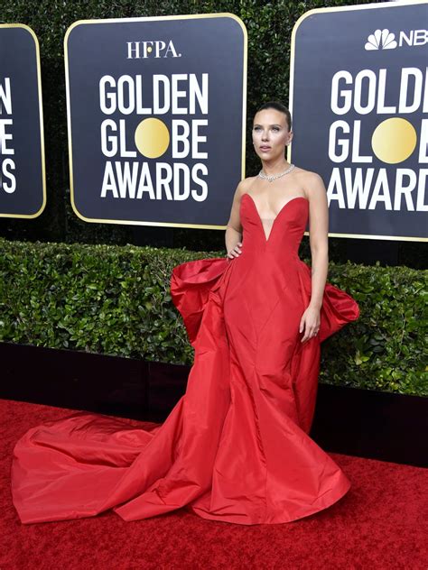 Scarlett Johansson At 77th Annual Golden Globe Awards In Beverly Hills