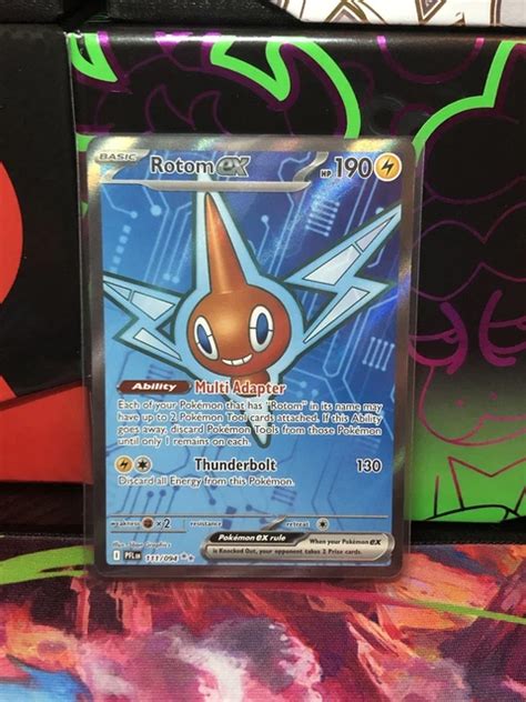 2025 Pokemon Tcg Phantasmal Flames Rotom Ex Full Art 111 094 £0 75