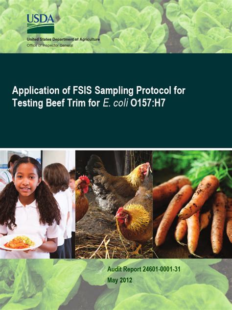 Application Of Fsis Sampling Protocol For Testing Beef Trim For E Coli O157h7 2012 Pdf