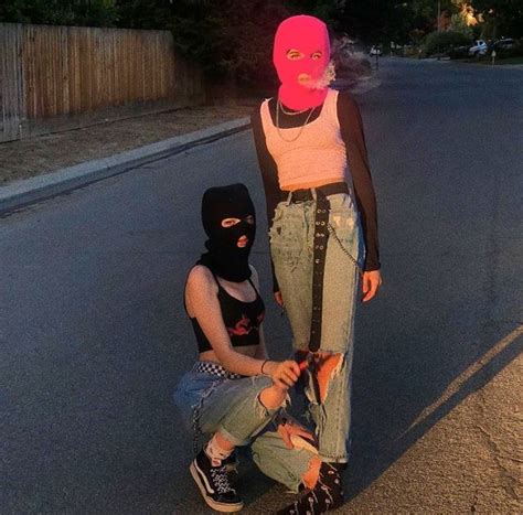 Ski Mask Grunge Girl Gangsta Girl Thug Girl