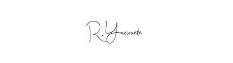 86 R Yaswanth Name Signature Style Ideas Excellent Autograph