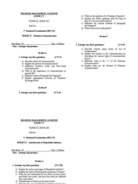 Hm Notes Pdf