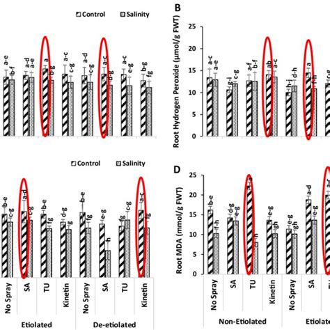 Effect Of Salinity Stress On The Oxidative Stress Parameters A B