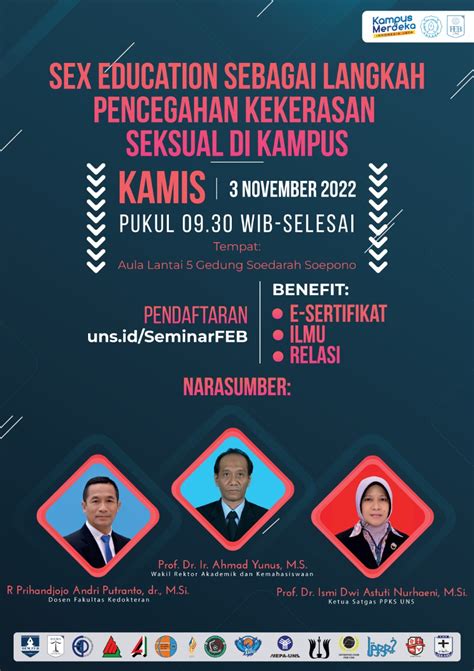 Seminar Feb Dengan Judul Sex Education Sebagai Langkah Pencegahan Kekerasan Seksual Di Kampus