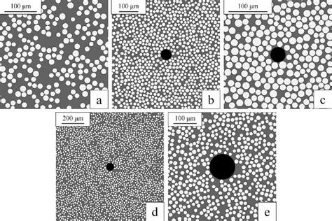 representative volume elements rves of the produced laminates a