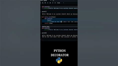 Python How Decorator Works Behind The Scene Codingtutorials Decorators Python Youtube