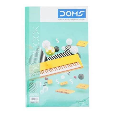 Paper Cover Doms Music Series Single Line 228 Notebooks Size A4 At