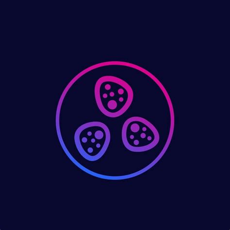 Premium Vector Bacteria Microbes Icon Vector