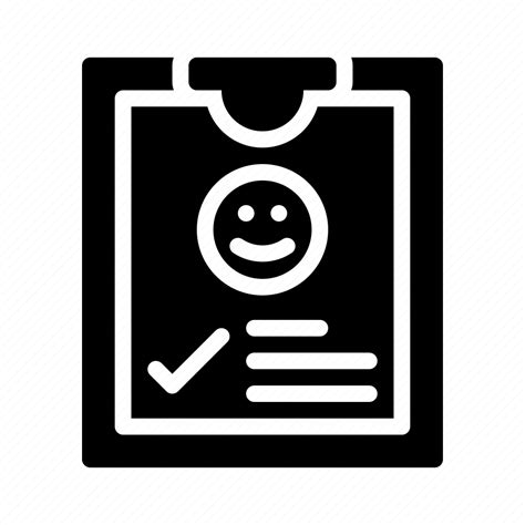 Clipboard Check List Survey Task Verification Icon Download On