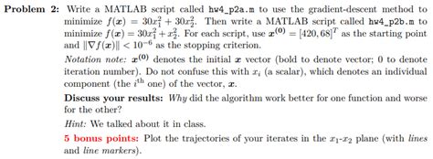 Solved Problem 2 Write A Matlab Script Called Hw4p2am To