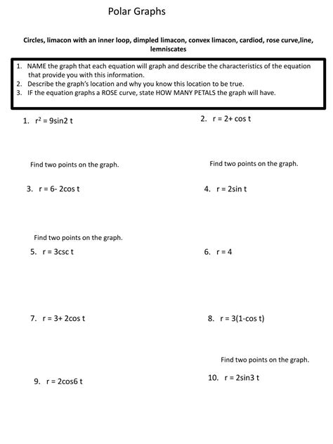 PPT Polar Graphs PowerPoint Presentation Free Download ID