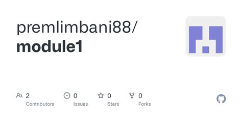 Github Premlimbani88module1
