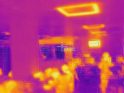Thermal Camera Body Temperature Monitoring Stock Image Image Of Text Check 375370881