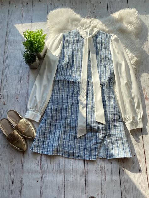 Твідова сукня — ціна 300 грн у каталозі Короткі сукні Купити жіночі речі за доступною ціною на