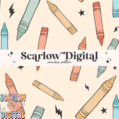 Seamless Patterns Scarlow Digital