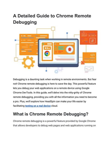 a detailed guide to chrome remote debugging pdf