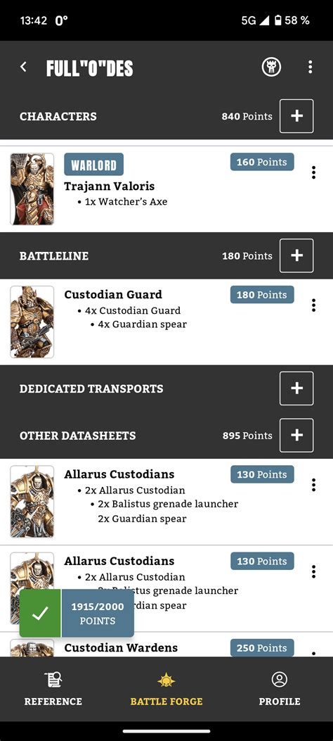 First Custodes Army R Adeptuscustodes