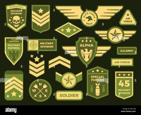 Military Badges American Army Badge Patch Or Airborne Squadron Chevron