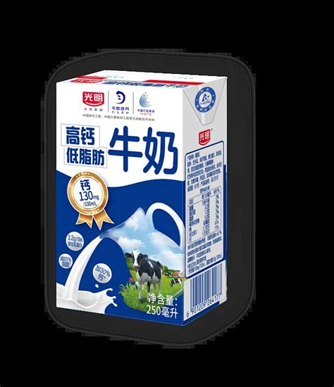 高钙低脂奶单包效果图 花瓣网