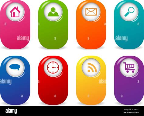 vector set with web pointers stock vector image and art alamy