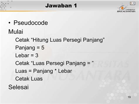 01algoritmadanpseudocode Informatika Kelas Ix Ppt
