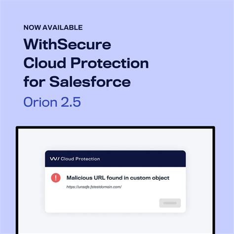 Withsecure Cloud Protection On Linkedin Withsecure Salesforcesecurity Cybersecurity