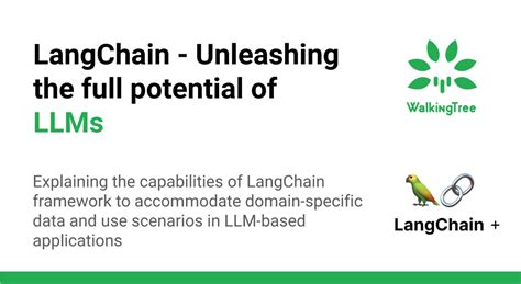 Langchain Unleashing The Full Potential Of Llms Walkingtree