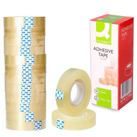 Cinta Adhesiva Celo 12 Mm X 33 Mts Económico Q Connect