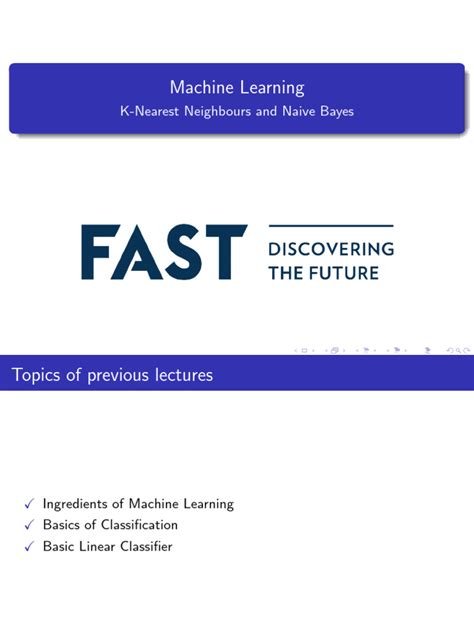 K Nearest Neighbours And Naive Bayes Pdf Applied Mathematics Algorithms