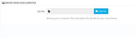 prestashop 1 6 x how to install a template using the dump sql file