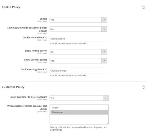 gdpr extension for magento 2
