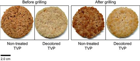 Appearance Of Decolored Textured Vegetable Protein Tvp Based Foods