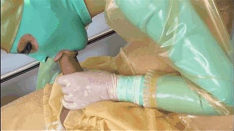 Latex Nurse With Her Piss Rubber Patient Part Of The Pumping Dick And The Er Position