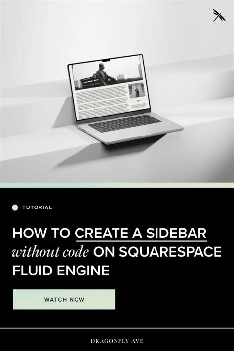 how to create a blog sidebar without code on squarespace fluid engine