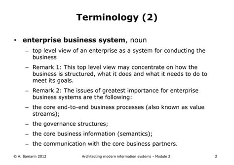 Architecting Modern Informaiton Systems M2a Business Architecture Ppt