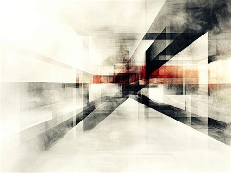 Futuristic Hightech Grid Design With Sharp Angular Lines And Digital Motifs Premium Ai