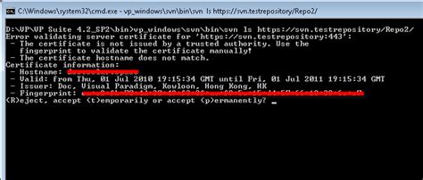 Checkout Project From Ssl Subversion Server Obsolete Visual