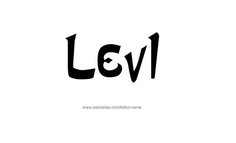 Levi Name Tattoo Designs
