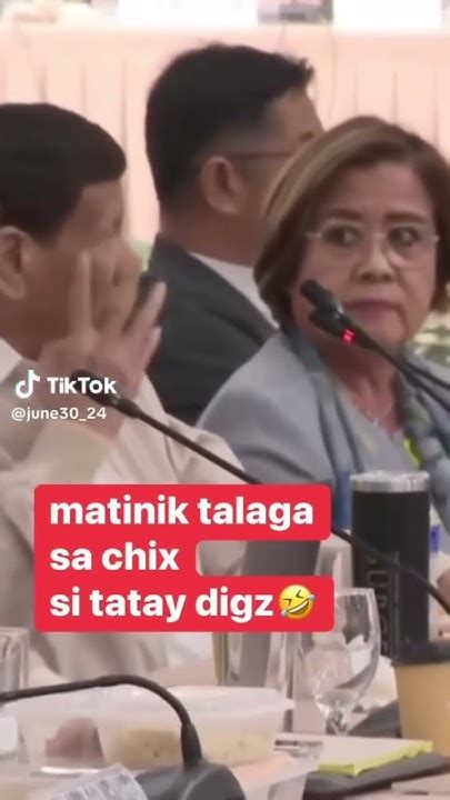 Matinik Talaga Sa Chiix Si Tatay Digong 🤣🤣🤣 Duterte ️ Delima Youtube