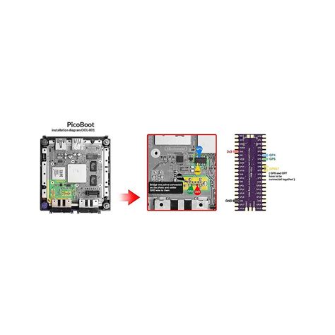Picoboot Board Kit Sd2sp2 Adapter For Raspberry Picoboot Pi Pico Board Replacement Modchip For