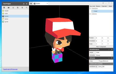 superpowers collaborative 2d 3d html5 game editor has been open