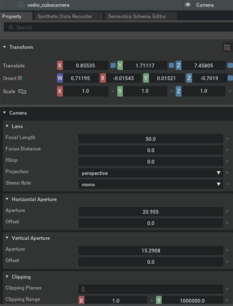 How To Get Intrinsic And Extrinsic Matrices Of The Camera Isaac Sim Nvidia Developer Forums