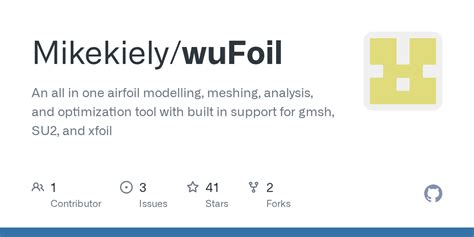 Github Mikekielywufoil An All In One Airfoil Modelling Meshing