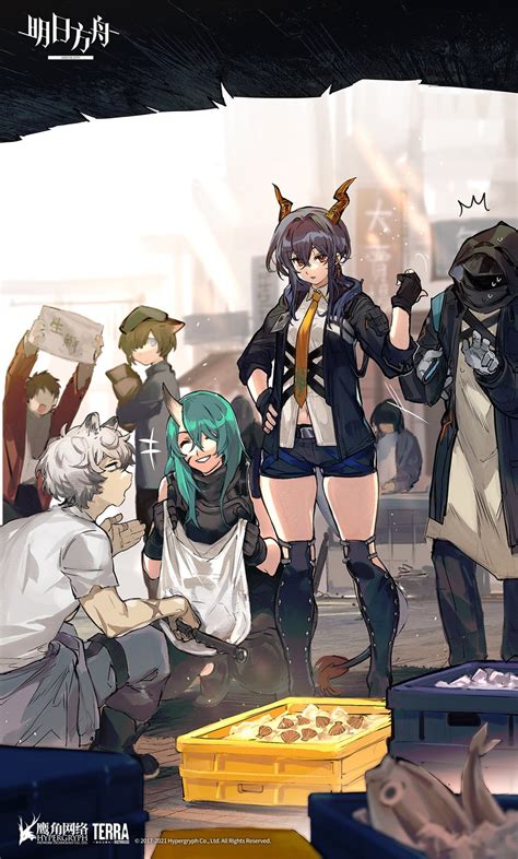 Doctor Ch En Hoshiguma And Jaye Arknights Danbooru