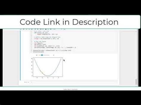 Python Tangent To The Curve In Python