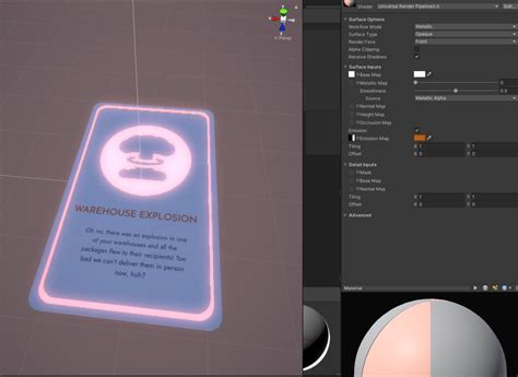 How To Apply A Emission Map In A Shader Graph Runity3d